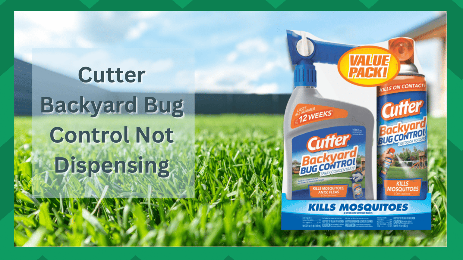 5 Best Fixes For Cutter Backyard Bug Control Not Dispensing - Farmer Grows
