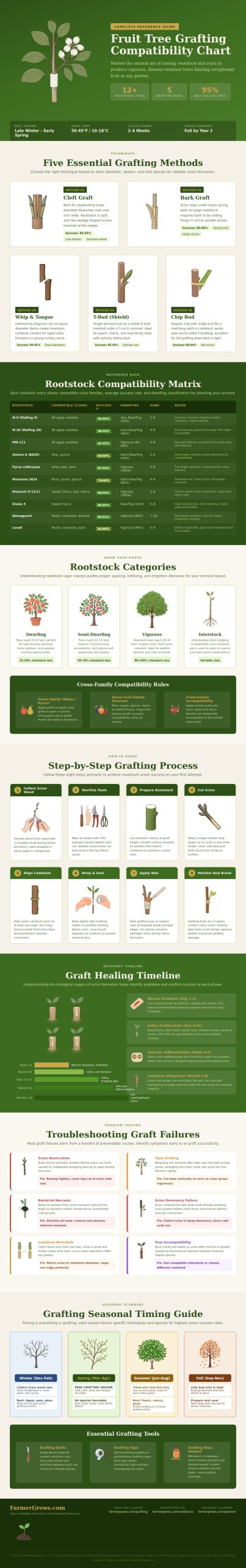 Fruit Tree Grafting Compatibility Chart - Farmer Grows